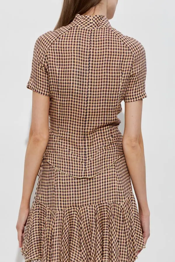 KNWLS Tess Top - Brown