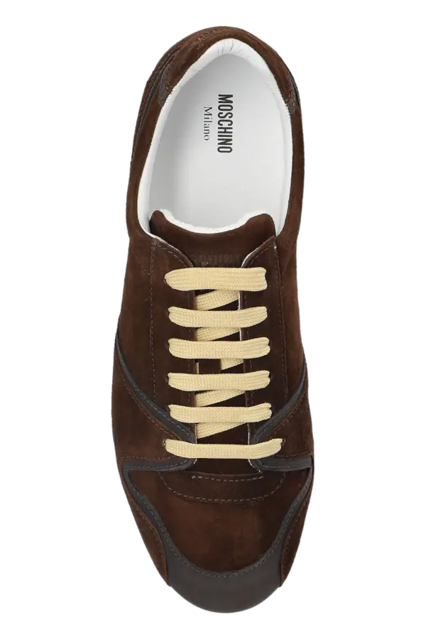 Moschino Suede Sneakers - Brown
