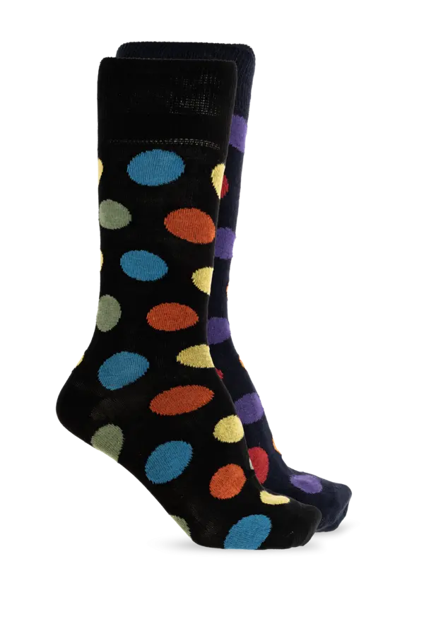 Paul Smith Polka Dot Patterned Socks - Black