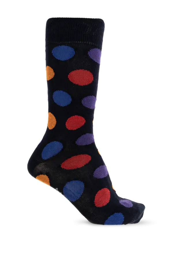 Paul Smith Polka Dot Patterned Socks - Black
