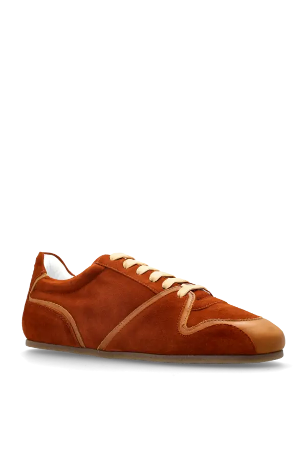 Moschino Suede Low-top Sneakers - Brown