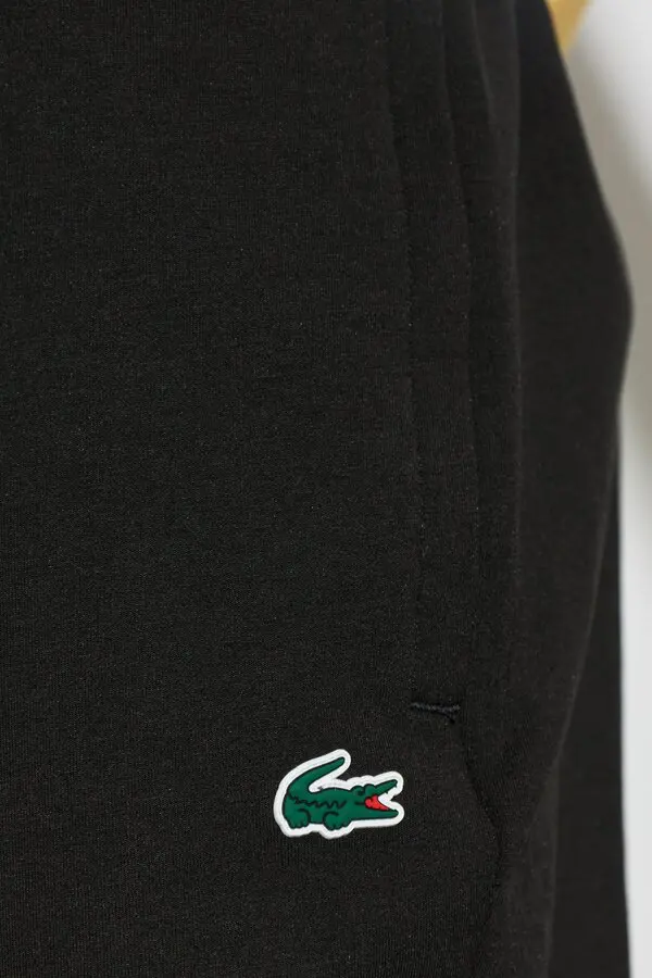 Lacoste Sweatpants With Logo Appliqu - Black