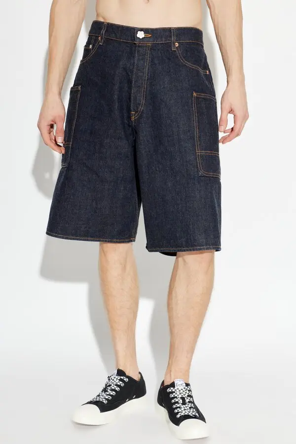 Kenzo Cargo Denim Shorts