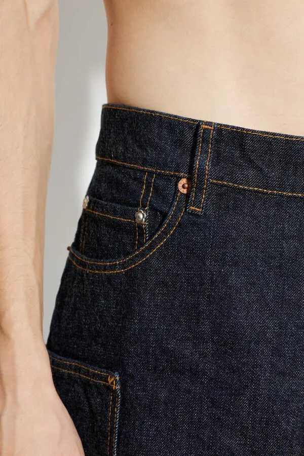 Kenzo Cargo Denim Shorts