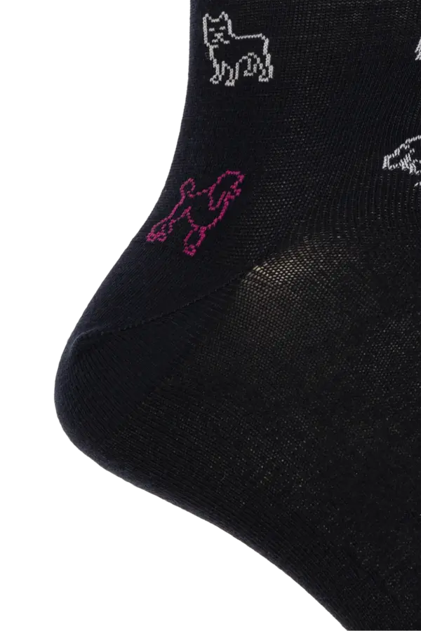 Paul Smith Patterned Socks - Black