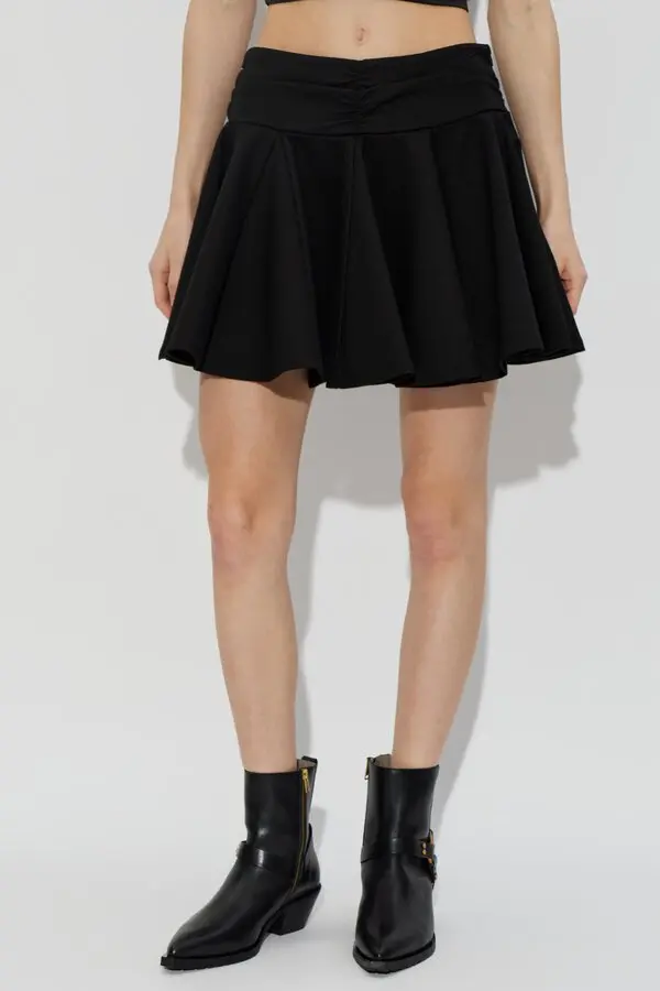 ALLSAINTS Flared Mini Skirt - Black