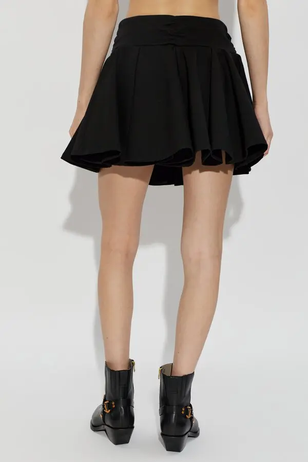 ALLSAINTS Flared Mini Skirt - Black