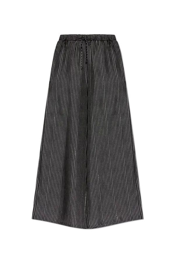 Max Mara Silk Trousers ‘clarino - Black