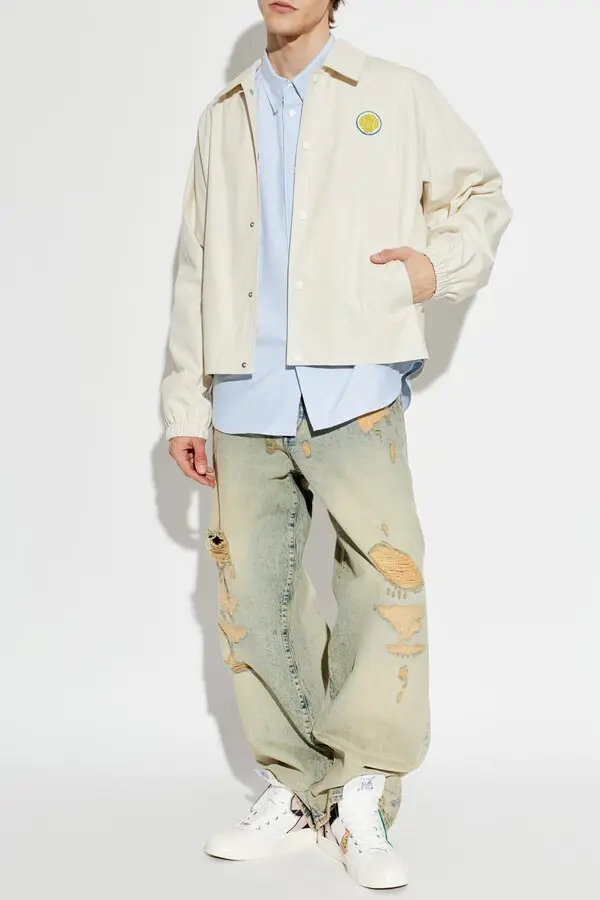 Kenzo Vintage-effect Jeans - Light Blue
