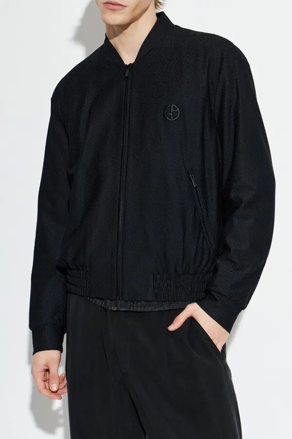 Giorgio Armani Bomber Jacket - Black