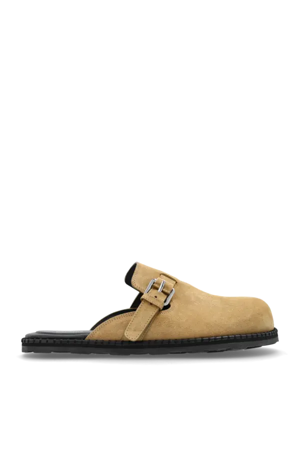 Moschino Suede Mules - Beige