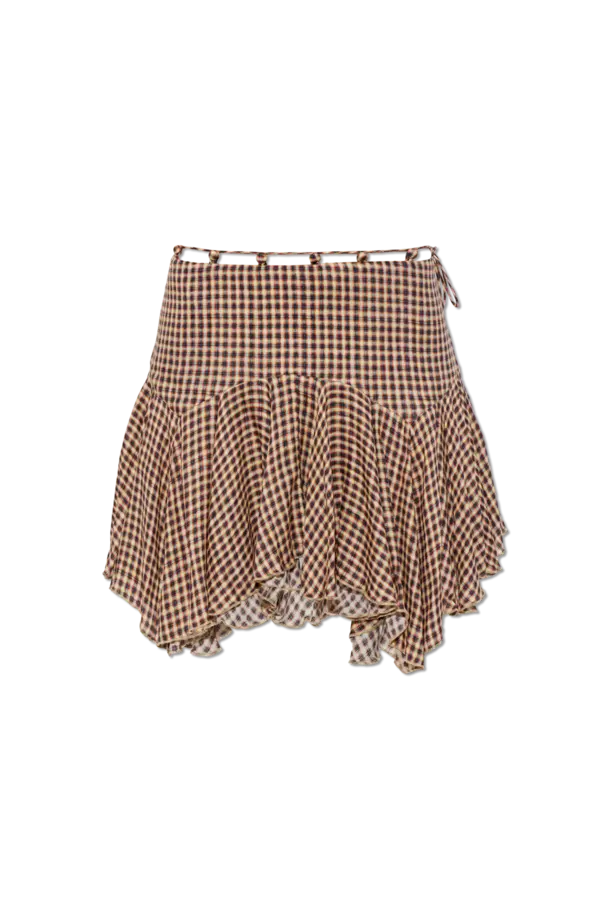 KNWLS Tess Mini Skirt - Brown