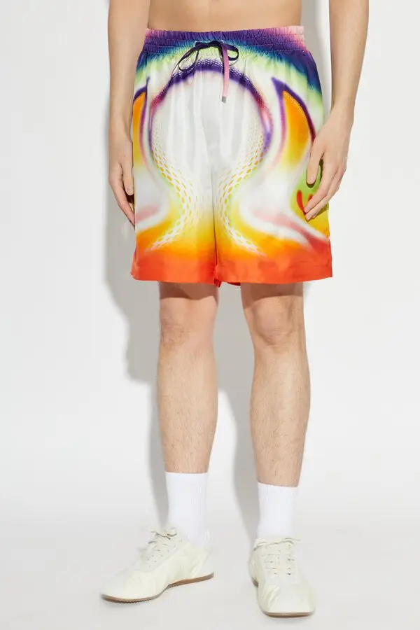 Casablanca Silk Shorts