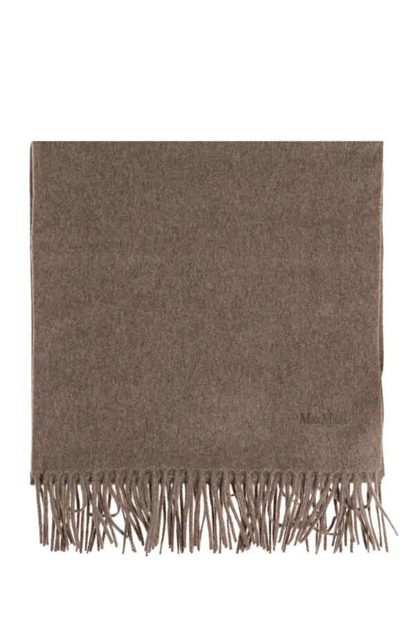 Max Mara Cashmere Shawl ‘baci - Brown