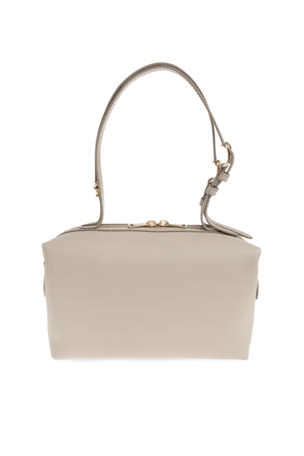 Furla Boston Medium Shoulder Bag - Beige