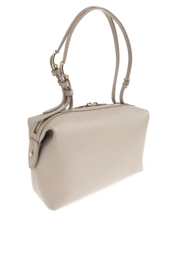 Furla Boston Medium Shoulder Bag - Beige