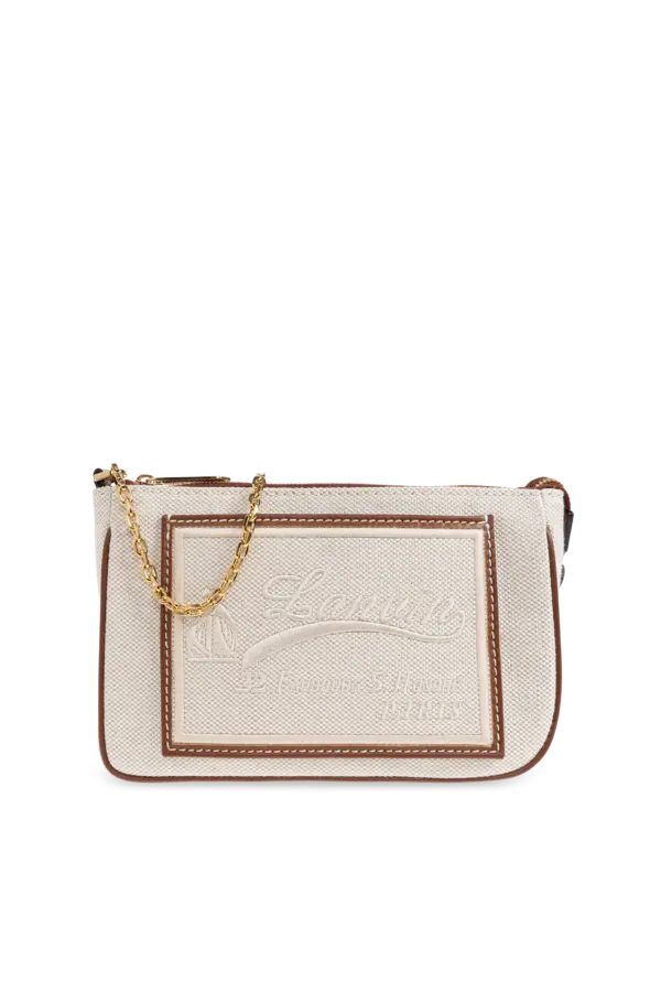 LANVIN Compagnon Shoulder Bag - Beige