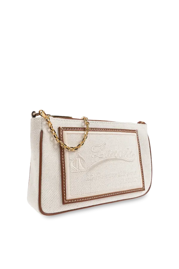 LANVIN Compagnon Shoulder Bag - Beige