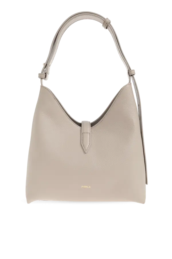 Furla Goccia Small Shoulder Bag - Beige