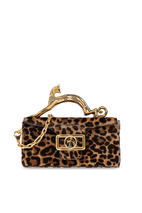 LANVIN Pencil Cat Nano Bag - Brown