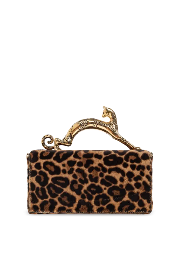 LANVIN Pencil Cat Nano Bag - Brown