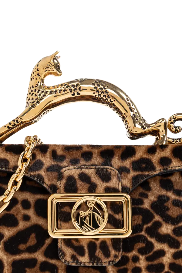 LANVIN Pencil Cat Nano Bag - Brown