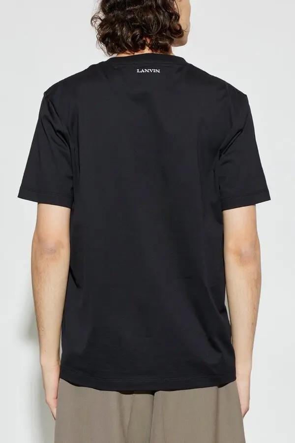 LANVIN T-shirt With Print - Black