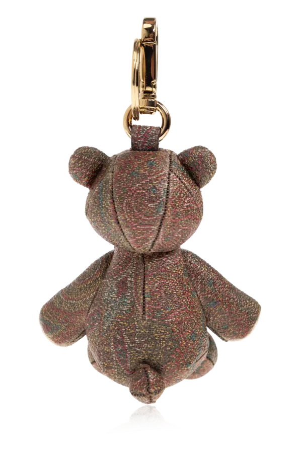 Etro Keychain With A Bear-shaped Pendant