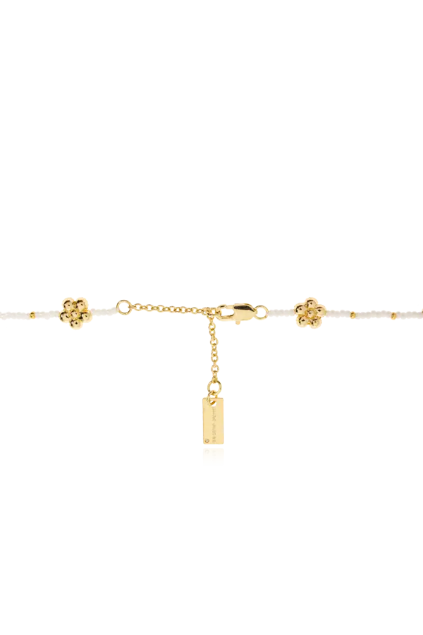Marc Jacobs Floral Motif Necklace - Gold