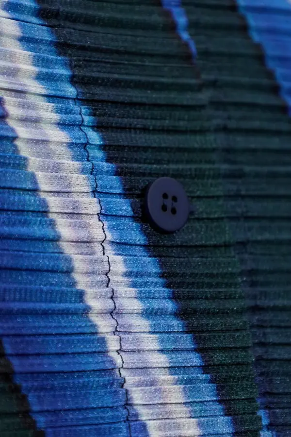 Issey Miyake Pleated Cardigan - Multicolour