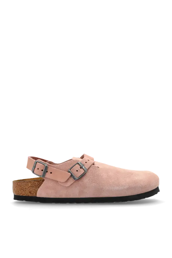 BIRKENSTOCK Tokio Ii Suede Clogs - Pink