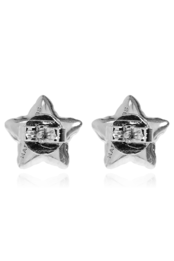 Marc Jacobs Earrings With Crystals - Silver