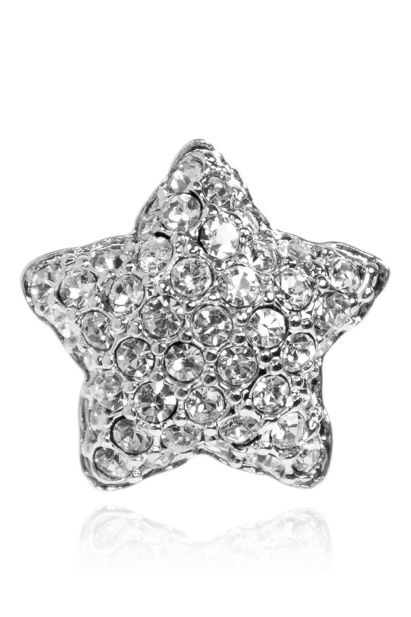 Marc Jacobs Earrings With Crystals - Silver