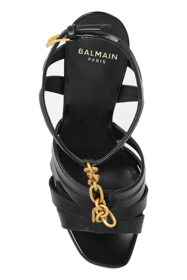 Balmain Platform Sandals - Black