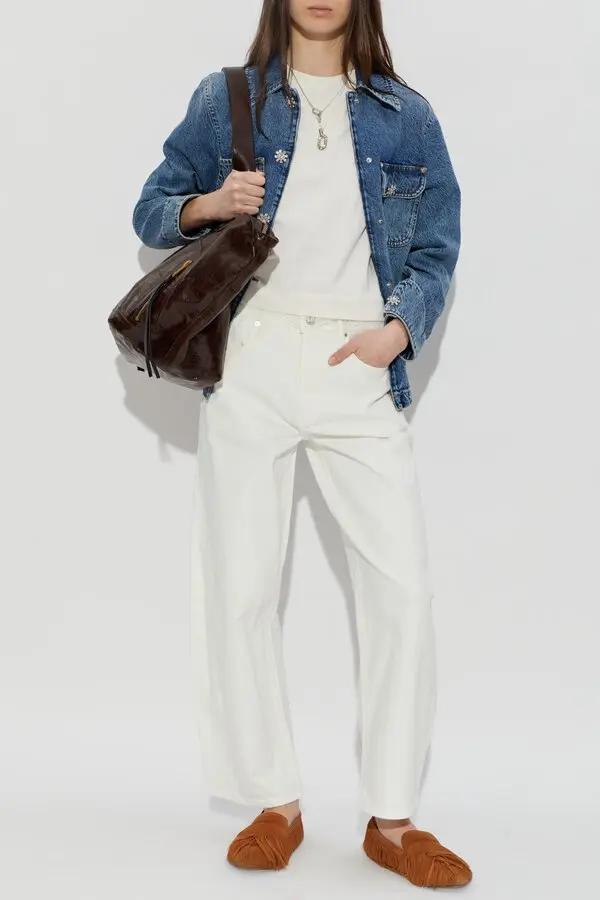 ALLSAINTS Bex Denim Jacket - Navy Blue