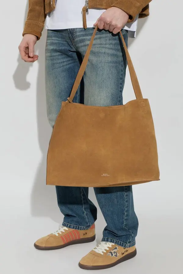 Studio Nicholson Suede Shopper Bag - Beige