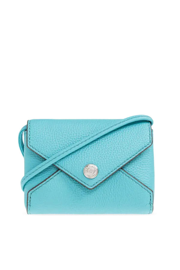 Tory Burch Card Holder On A Belt - Blue