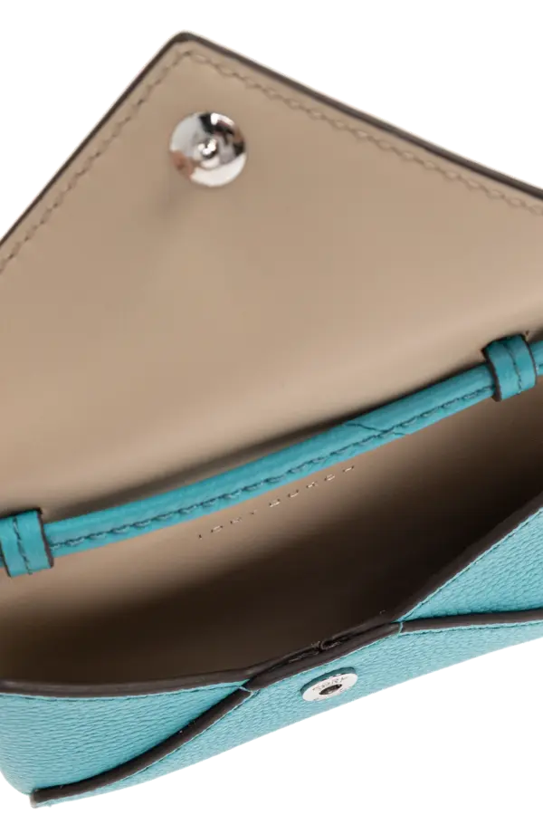 Tory Burch Card Holder On A Belt - Blue