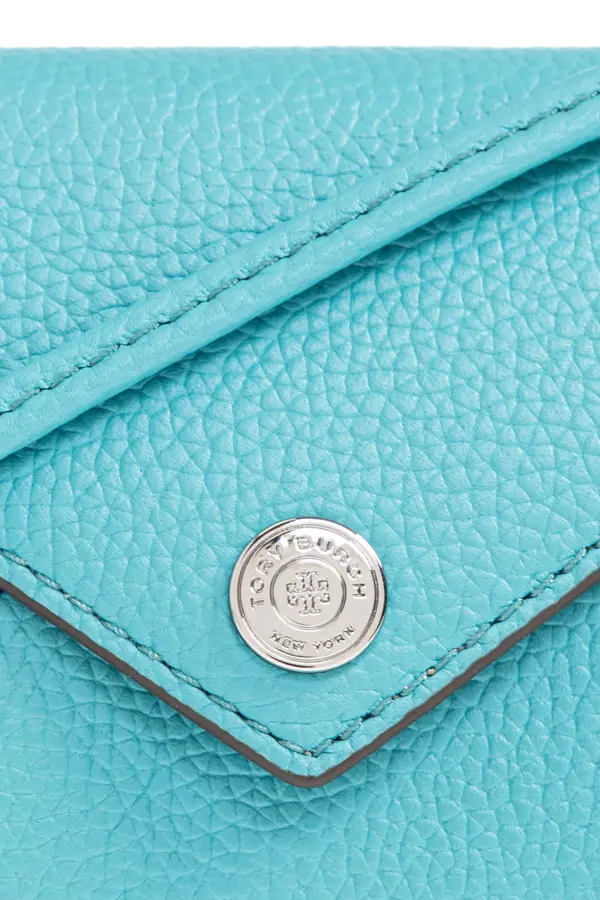 Tory Burch Card Holder On A Belt - Blue