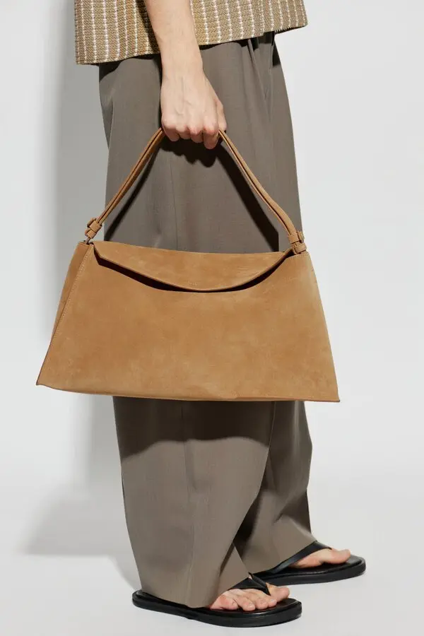 Studio Nicholson Suede Shoulder Bag - Beige