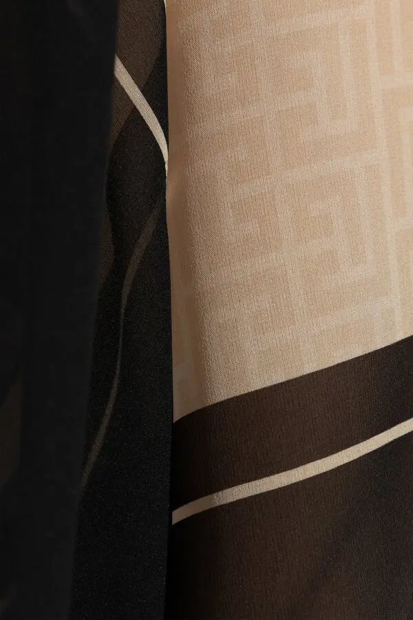 Balmain Silk Poncho