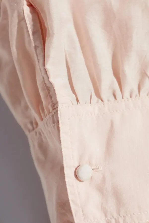 FORTE_FORTE Openwork Boxy Top - Pink