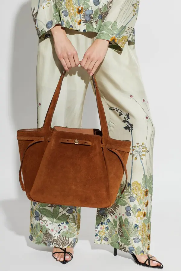 Tory Burch Romy Shopper Bag - Brown