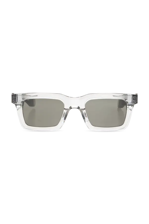 Alexander McQueen Rectangular Full Rim Sunglasses - Grey