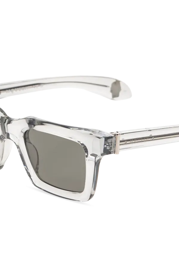 Alexander McQueen Rectangular Full Rim Sunglasses - Grey