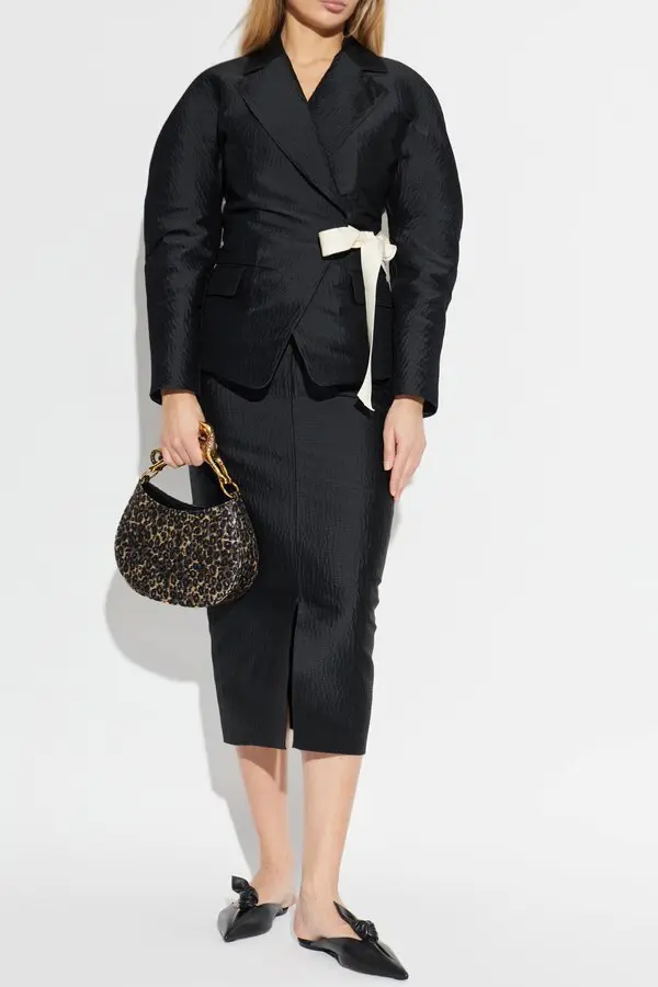 LANVIN Leather Slip-on Shoes