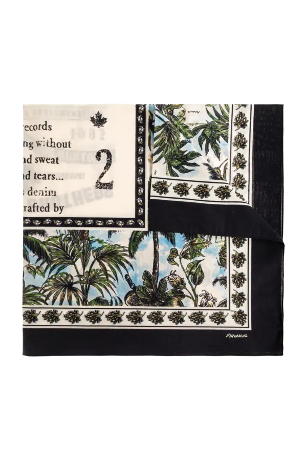 Dsquared2 Scarf With Print - Multicolour