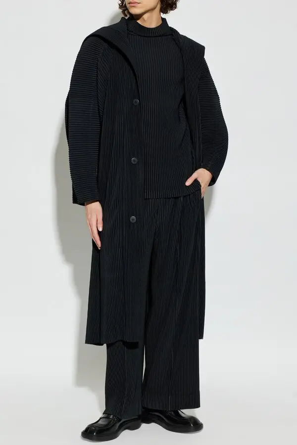 Issey Miyake Pleated Coat