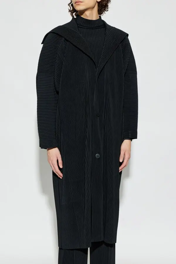 Issey Miyake Pleated Coat