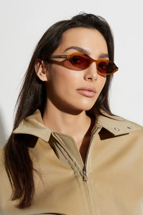 Alexander McQueen Oval Sunglasses
